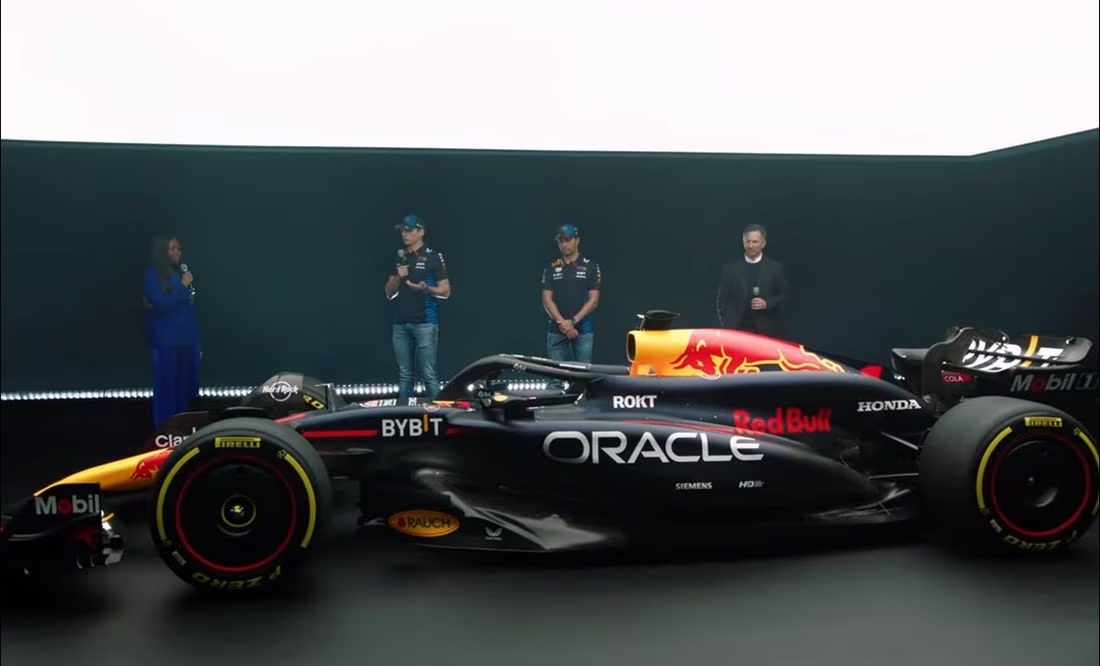 Red Bull reveló el RB20 con el que Checo Pérez y Max Verstappen ...
